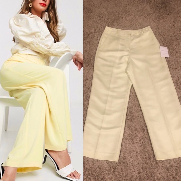 Emma James | Pants & Jumpsuits | Emma James Linen Wrinkle Resist Wide ...